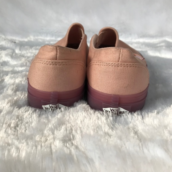 Vans | Shoes | Vans Slipon Translucent Gum Sole Pink | Poshmark